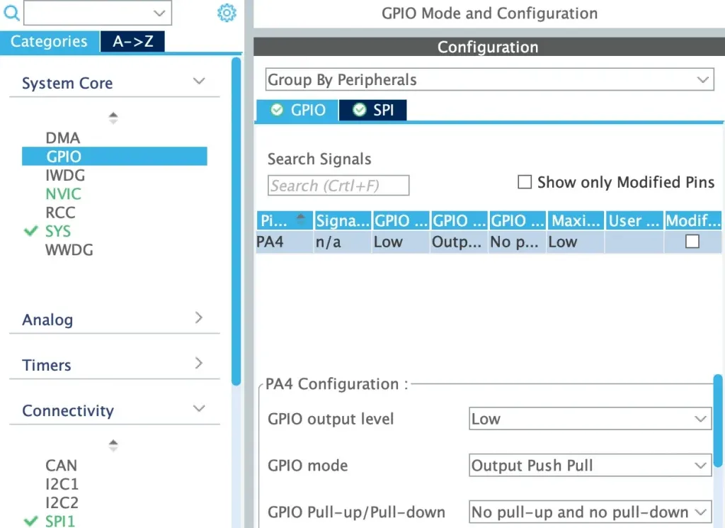 STM32 SPI Master using STM32CubeIDE and HAL — EmbeddedExplorer